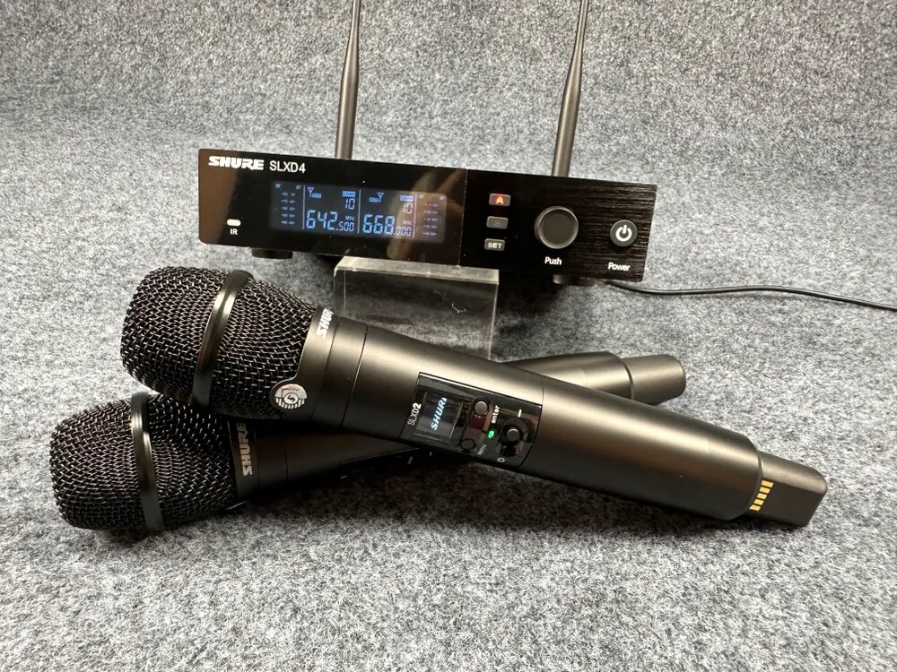 Беспроводные микрофоны Shure SLXD-4 KSM11, для вокала, конденсаторные, металлический корпус