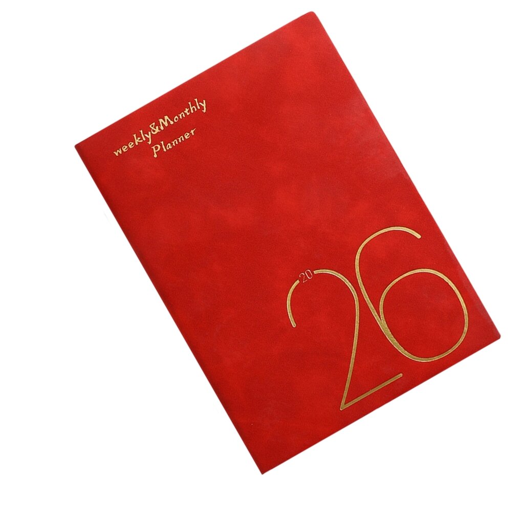 Записная книжка с расписанием на 5 2026 лет, ежемесячный планировщик, ежедневник, Школьные канцелярские принадлежности