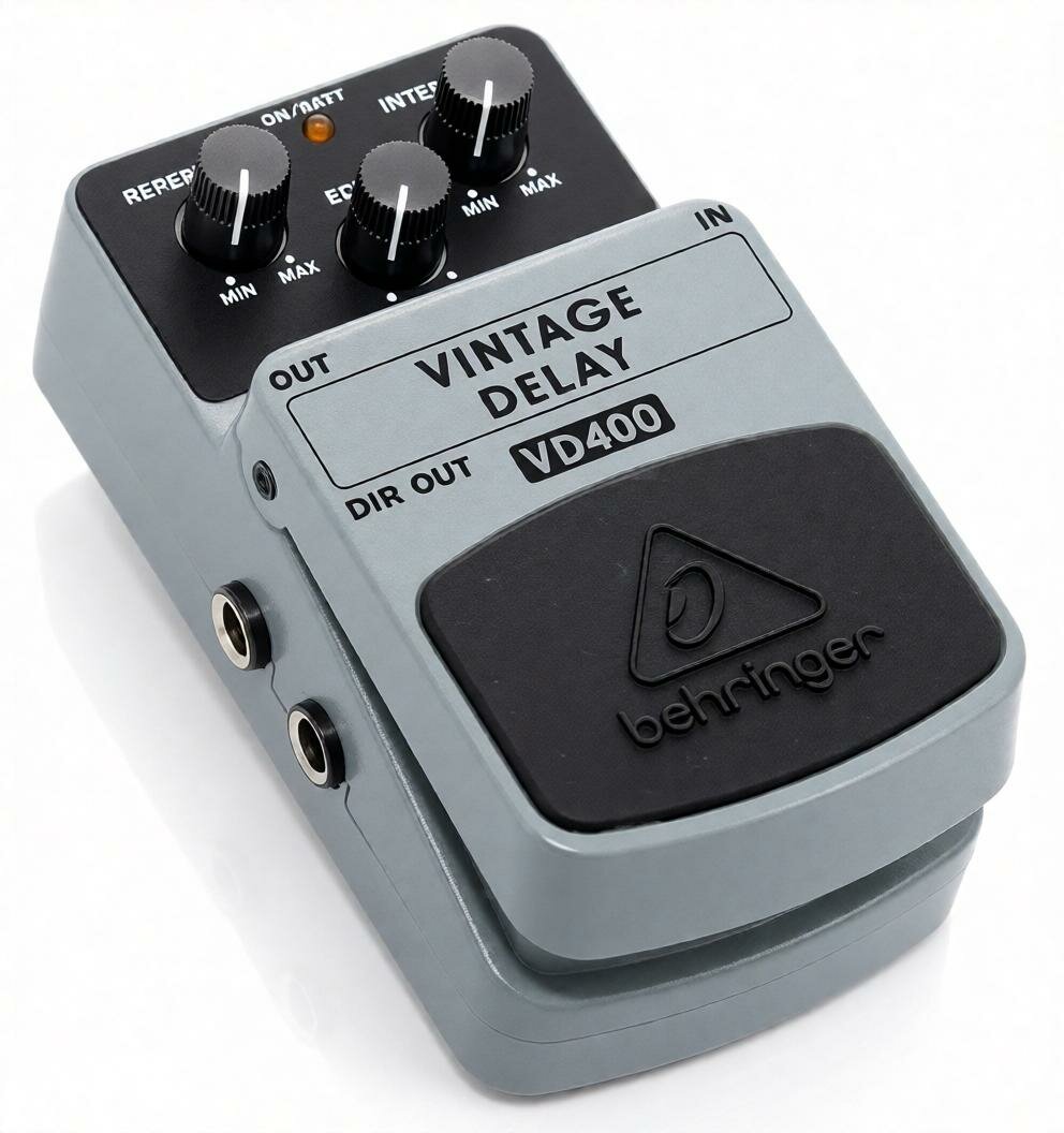 Гитарная педаль BEHRINGER VINTAGE DELAY VD400 винтажного эффекта