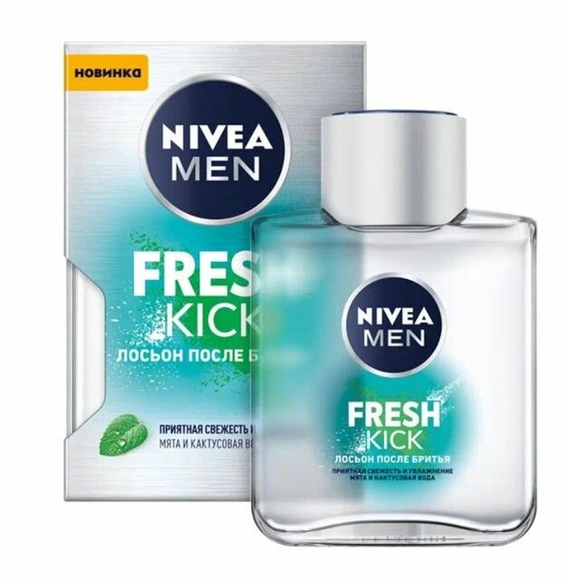 Nivea Лосьон после бритья Fresh Kick, 100 мл