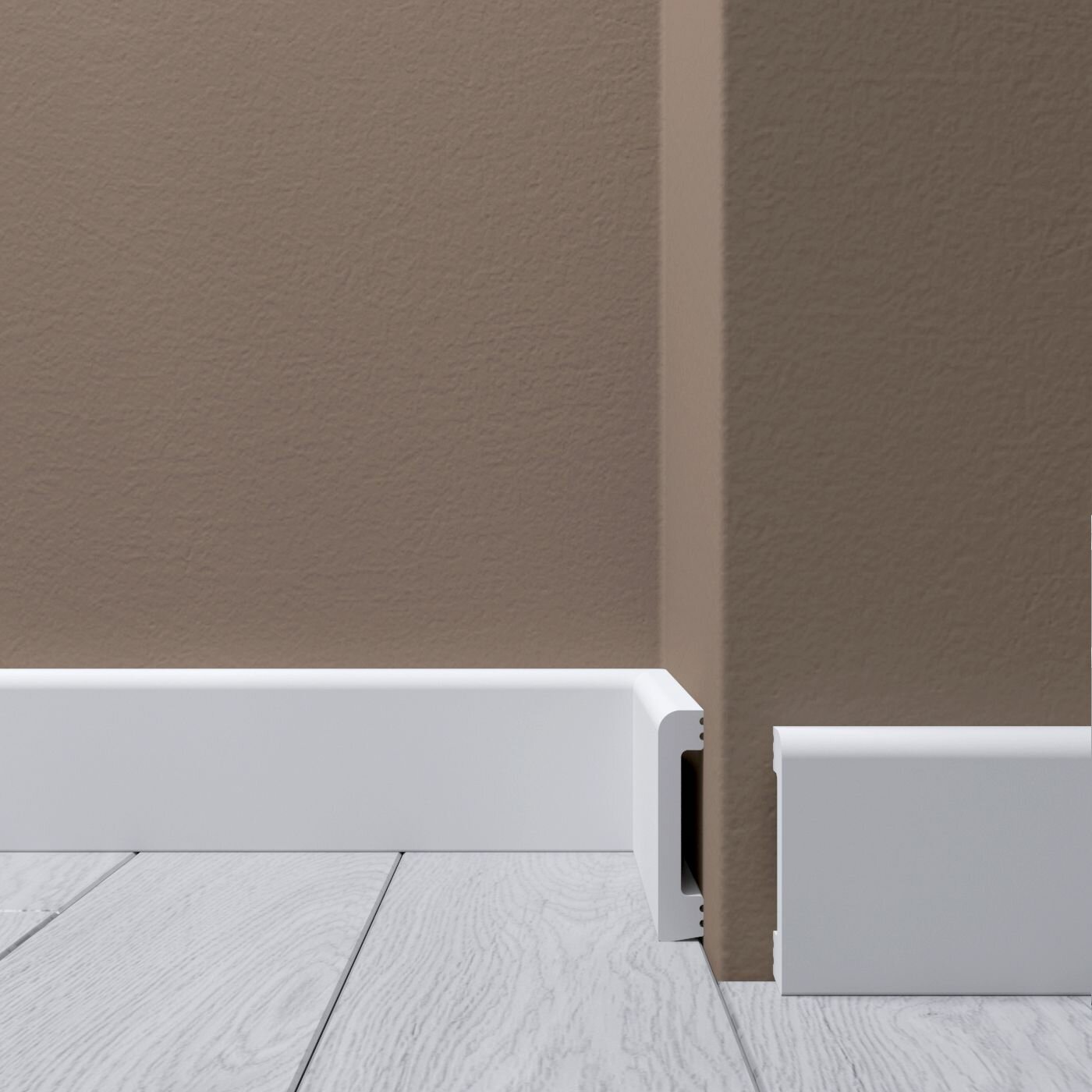 Плинтус XPS POLYMER Н 8 (60*12*2000мм)