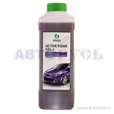 Автошампунь Active Foam GEL+ для бесконтактной мойки концентрат 1л GRASS 113180 GRASS 113180