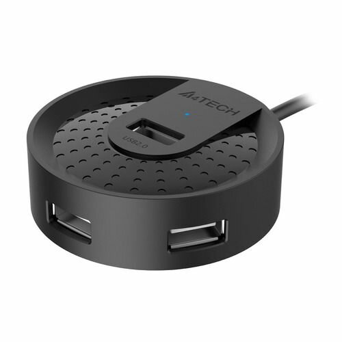 Хаб (разветвитель) A4TECH HUB-20, черный