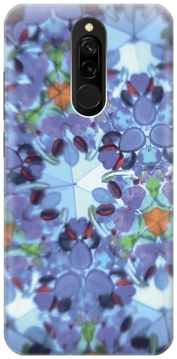 Силиконовый чехол Узор калейдоскопа на Xiaomi Redmi 8 / Сяоми Редми 8