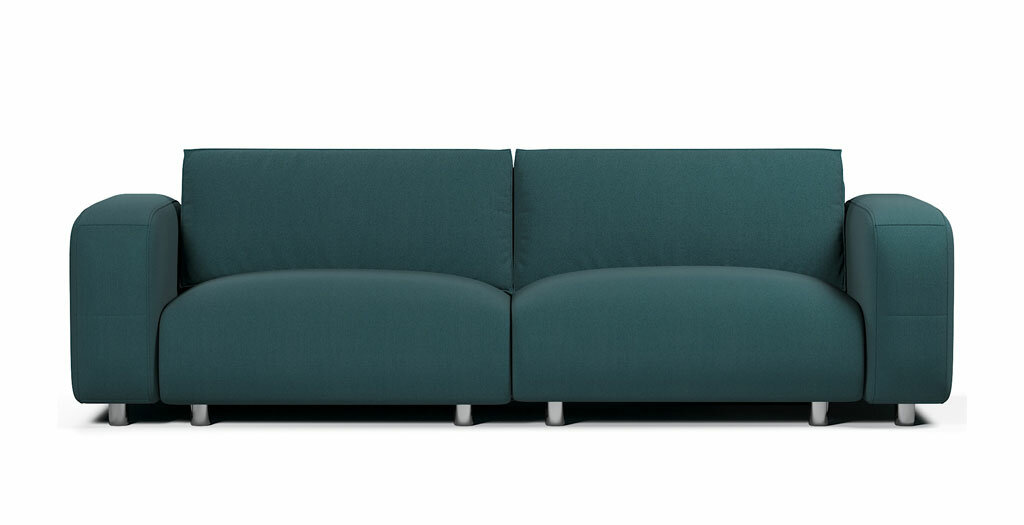 Диван раскладной 4Home Давинчи, 250х105х88 см, Еврокнижка, диван кровать двухместный, с широкими подлокотниками