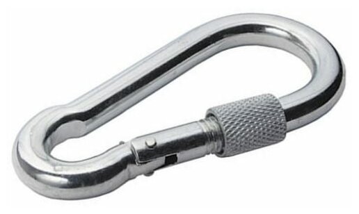 Карабин пожарный с муфтой DIN5299D 6х60 ц (упак 25 шт)