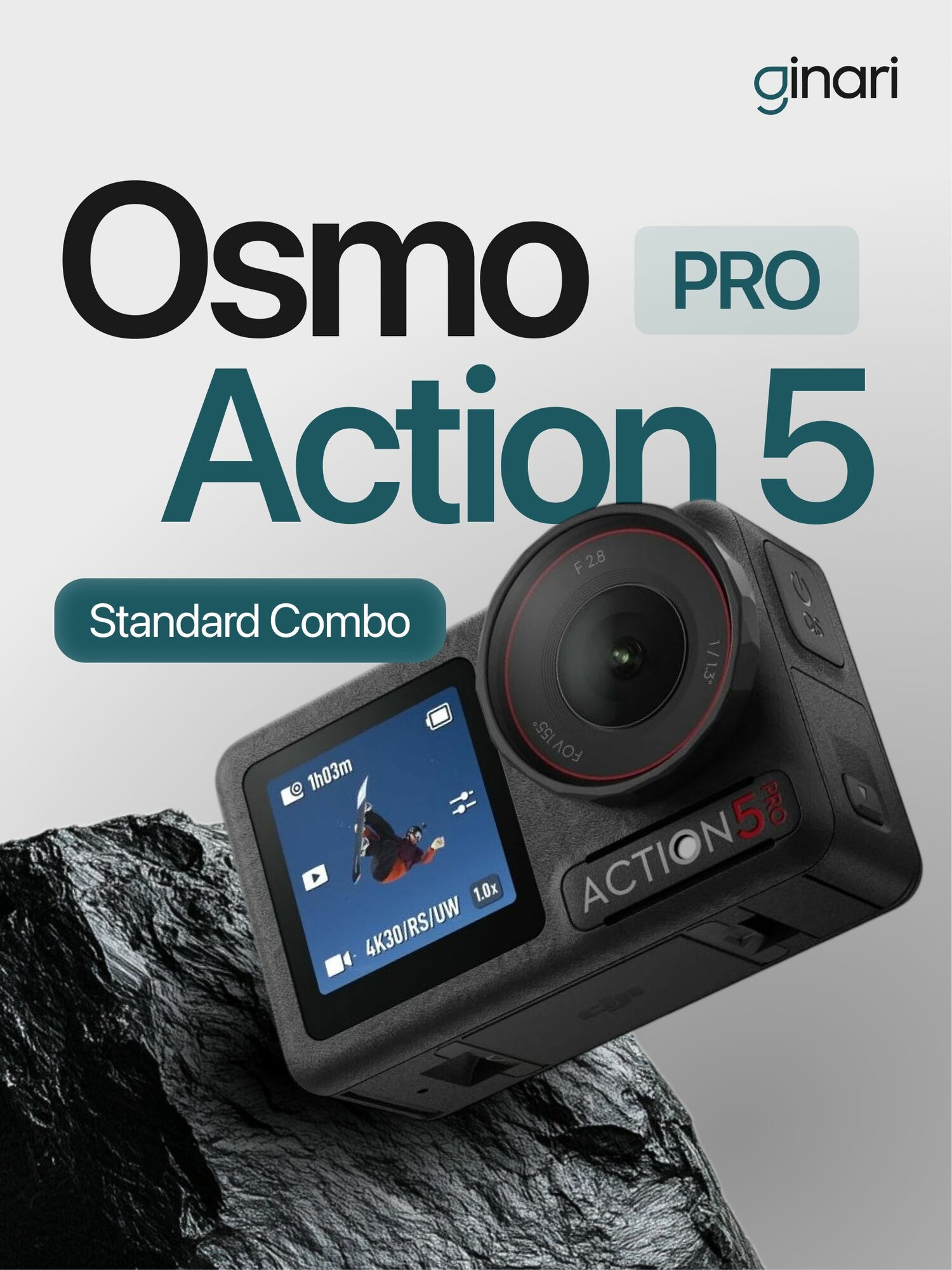 DJI Экшн-камера Osmo Action 5 Pro Standard Combo