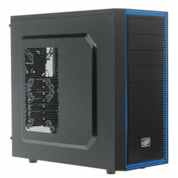Компьютерный корпус Deepcool TESSERACT BF (DP-CCATX-TSRBFBK), без БП, черно-синий, ATX, видеокарта до 310мм, высота кулера для процессора до 165мм, 7