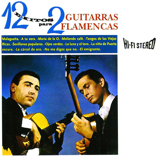 Paco De Lucia, Ricardo Modrego '12 Exitos Para 2 Guitarras Flamencas' LP/1965/Flamenco/Spain/Nm