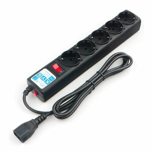 Сетевой фильтр PowerCube SPG5-B1, 0.5м, черный [spg5-в1]