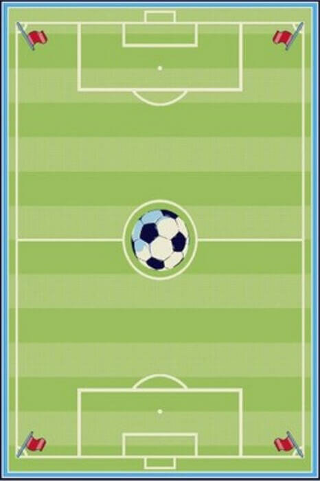 Детский ковер на пол в детскую 135х200 см ворс 3 мм 239529 KoverVDom
