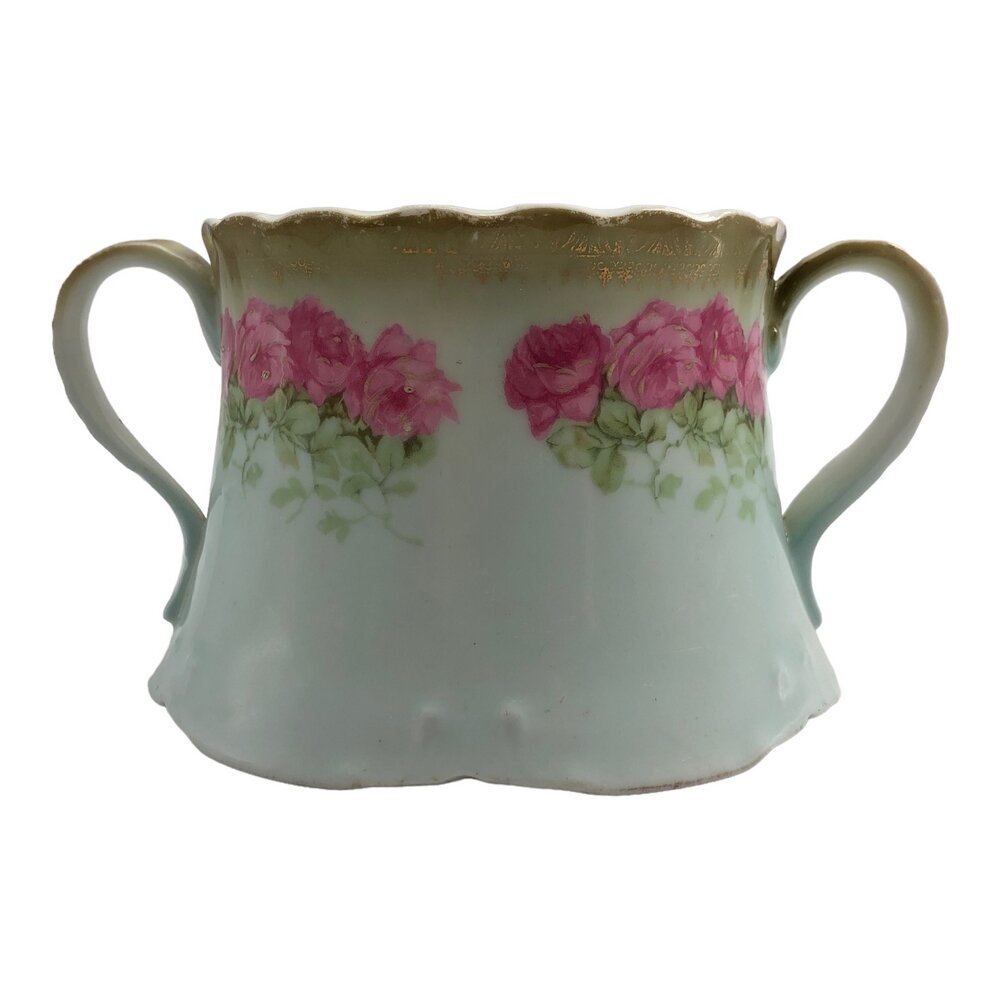 Фарфоровая сахарница "Цветы" 1870-1890 гг, Гарднер, Российская Империя