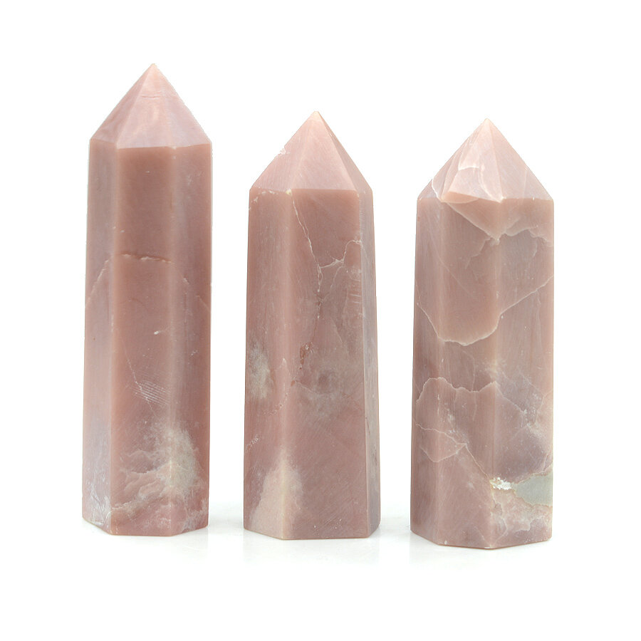 Кристалл из кунцита "Карандаш" 23*24*78мм 80-89г .