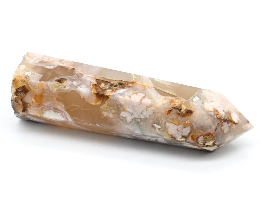 Кристалл из агата сакура "Карандаш" 34*36*131мм 278г .