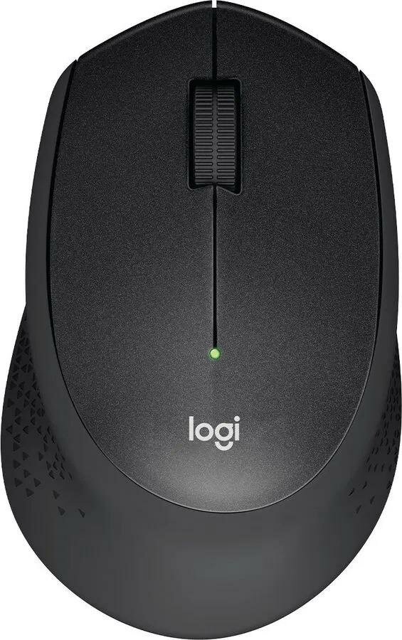 Мышь LOGITECH M330 Silent Plus, черный