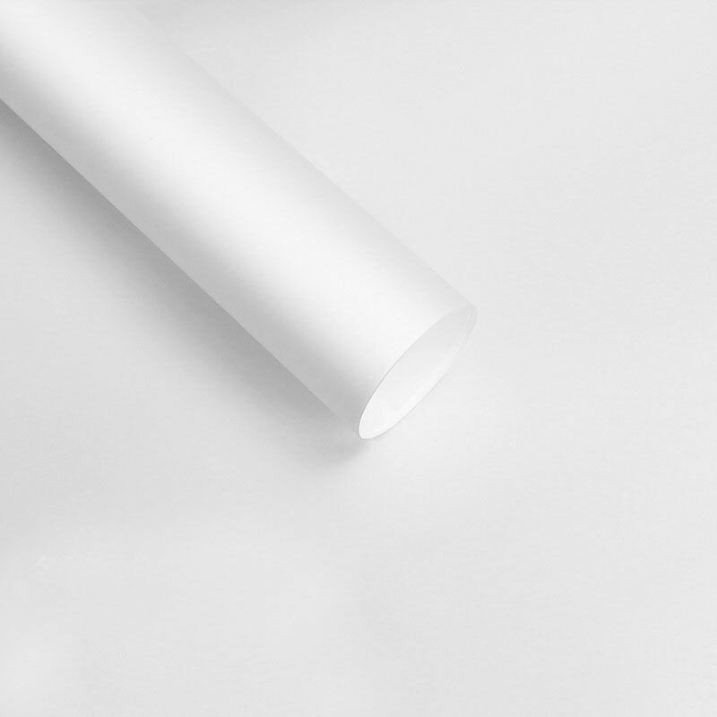 Пленка матовая для упаковки цветов, подарков "Яркий акцент" белая 50х50 - 20 шт.