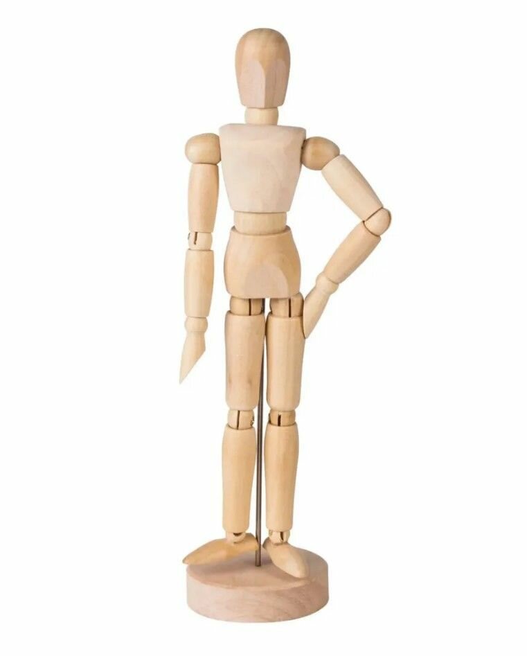 Манекен художественный из дерева мужской 14 см "Человек"