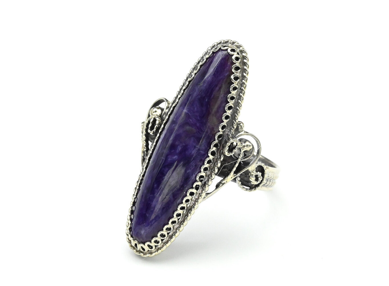 Кольцо, чароит