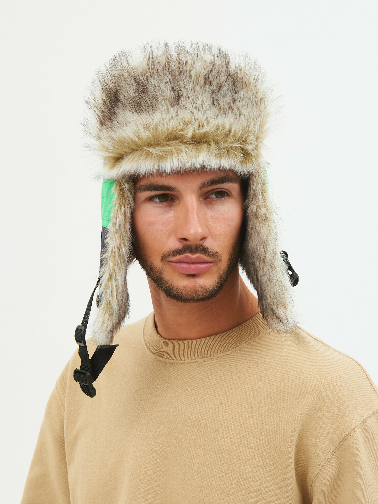 Шапка-ушанка зимняя Huntsman Yakutia для зимней рыбалки, охоты, повседневной носки, ткань Galaxy Breathable, мех Волк, цвет тёмно-серый (р.56-58)