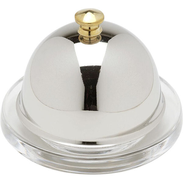 Икорница с крышкой нержавейка, стекло 50 мл