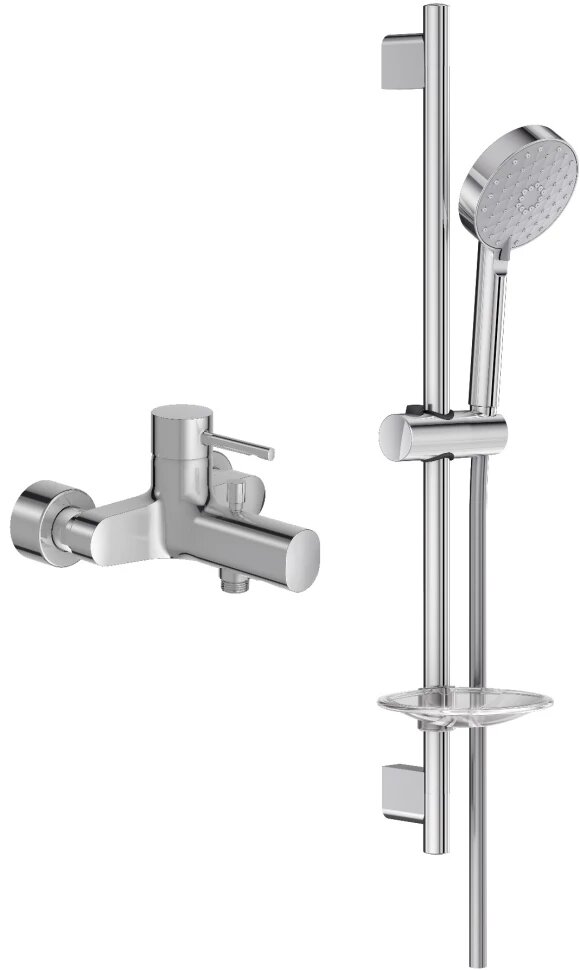 Смеситель для ванны Jacob Delafon Cuff E45532-CP + E99898RU-CP