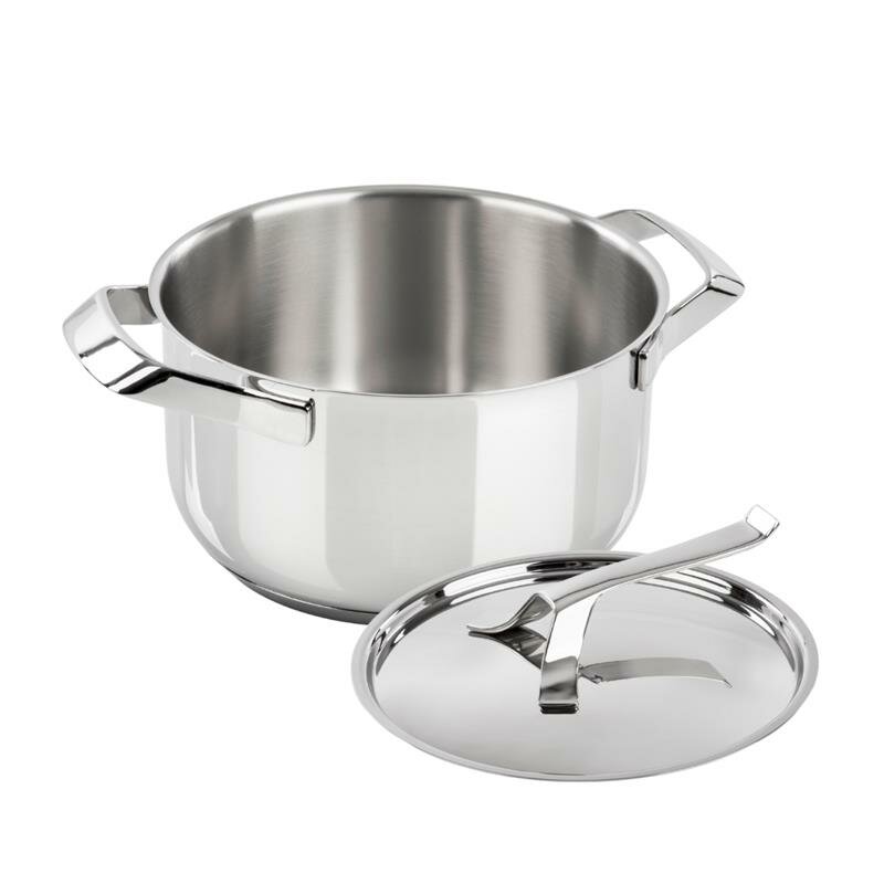 Barazzoni Кастрюля из нержавеющей стали с крышкой 3.1л 20 см (160602020)