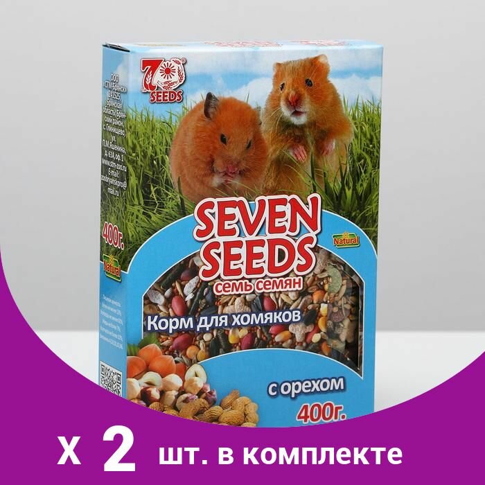 Корм SEVEN SEEDS SPECIAL для хомяков, с орехом, 400 г (2 шт)