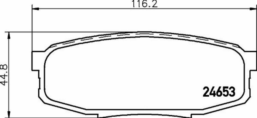 NISSHINBO NP1064SC Колодки тормозные дисковые Strong Ceramic | зад |