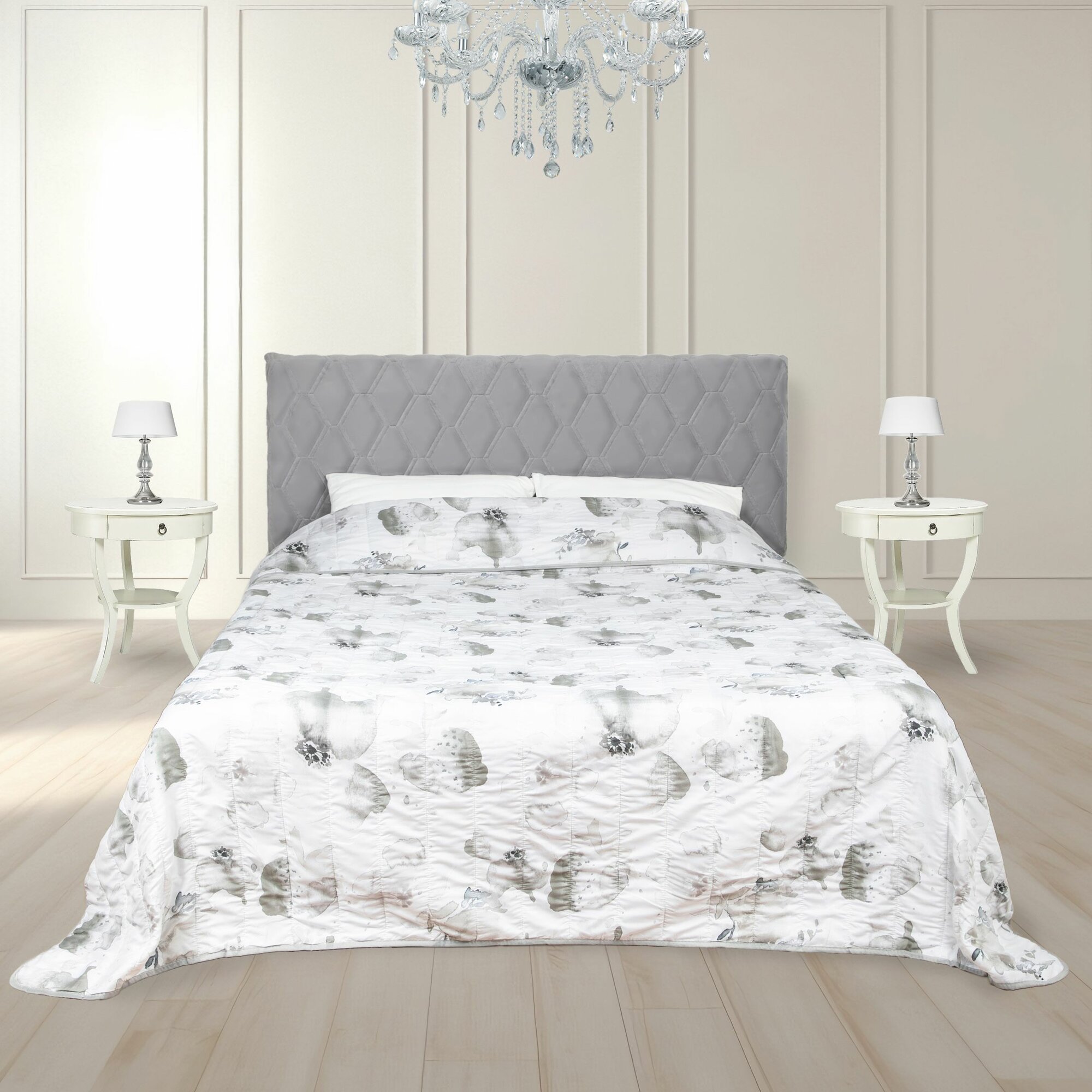 Одеяло - покрывало на кровать 260х250 см стеганное двуспальное, SERVALLI