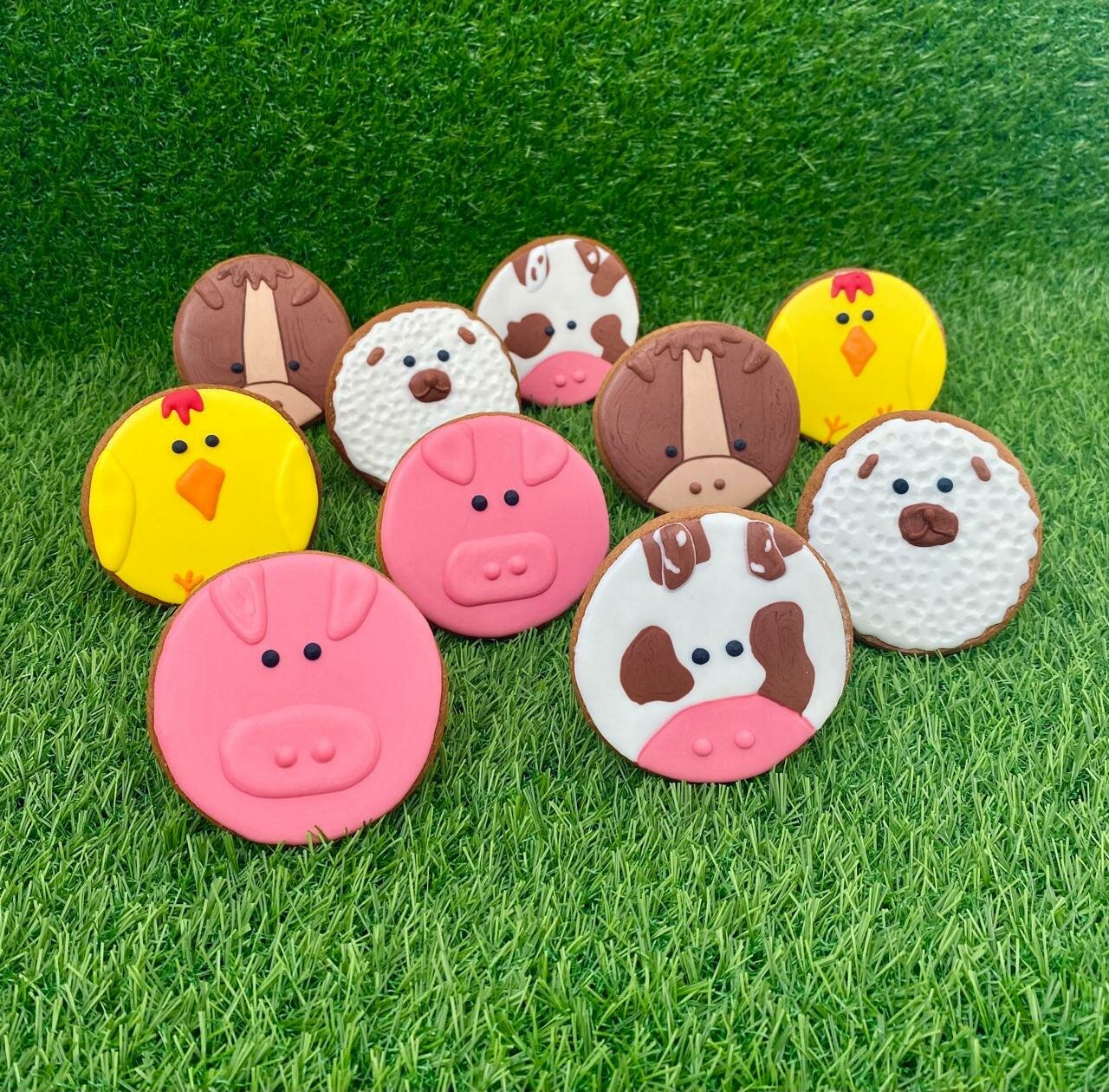 Набор имбирно-медовых пряников "На ферме"