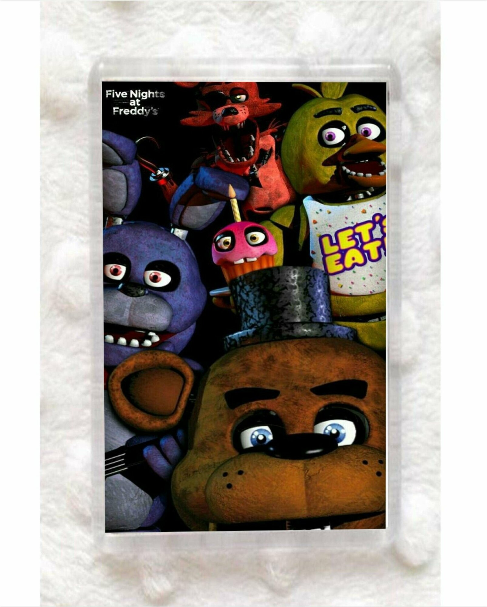 Магнит акриловый с принтом "5 ночей с Фредди"