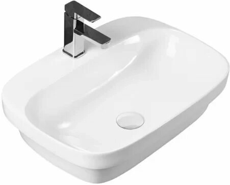 Раковина Aquatek Амадео AQ6042-00 60x42 см, белый