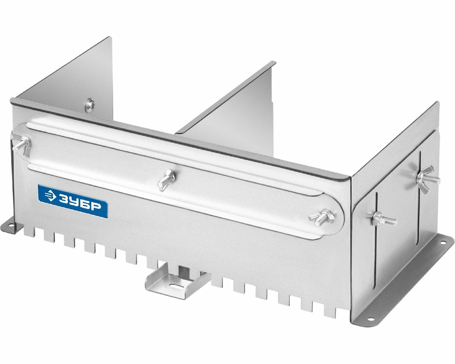 ЗУБР зуб 10x10 мм, до 600 мм, оцинкованная сталь, Раздвижная гребенка для плитки, профессионал (08045-10) (08045-10)