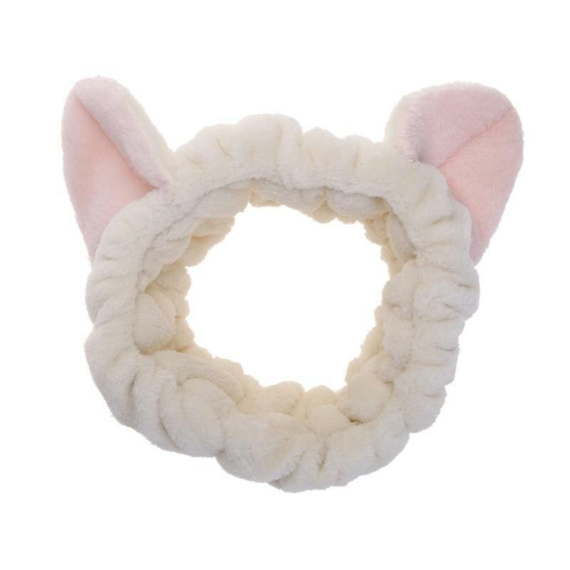 Повязка на голову Киса белый