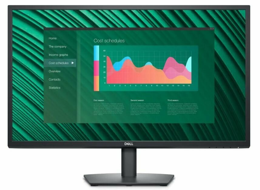 27" Монитор DELL E2723H (E2723H) черный