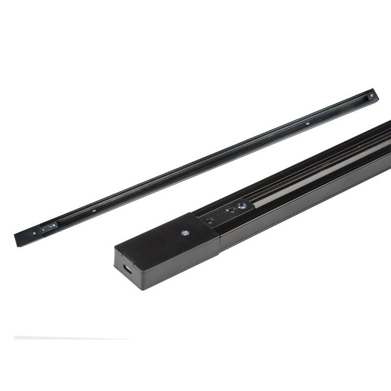 Однофазные трековые системы Volpe UBX-Q121 KS2 BLACK 100 POLYBAG Шинопровод осветительный, цена за 1 шт