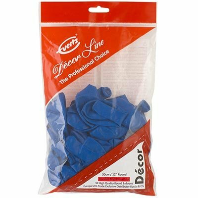 Шар латексный ненадутый Э 12"/173 Стандарт Bright Royal Blue 30 см (50 в уп)