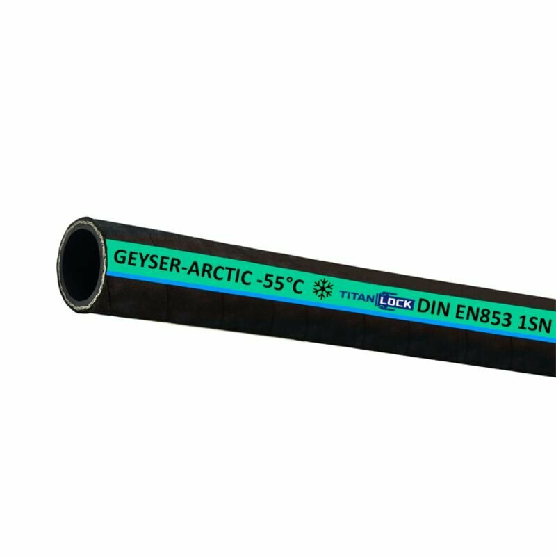 Рукав высокого давления GEYSER-ARCTIC 1SN морозостойкий, -55С, 10мм, TLGY010-1SN-AC TITAN LOCK, 30 метров
