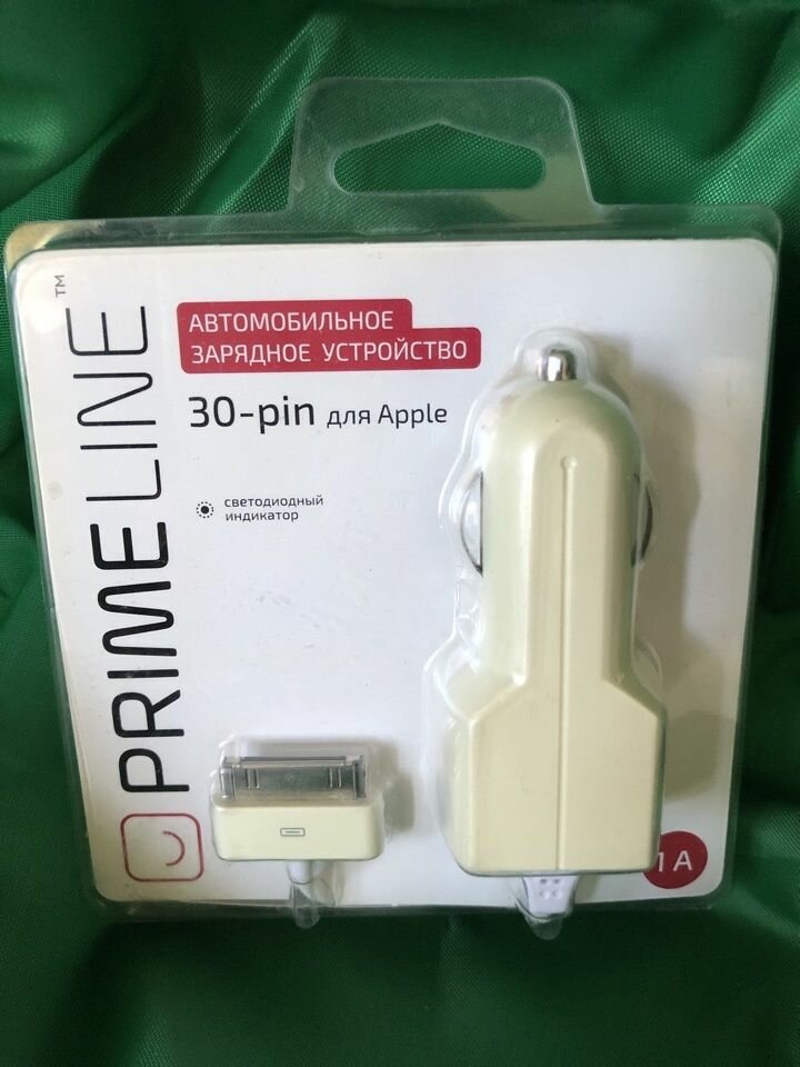 Автомобильная зарядка 30-pin для Apple