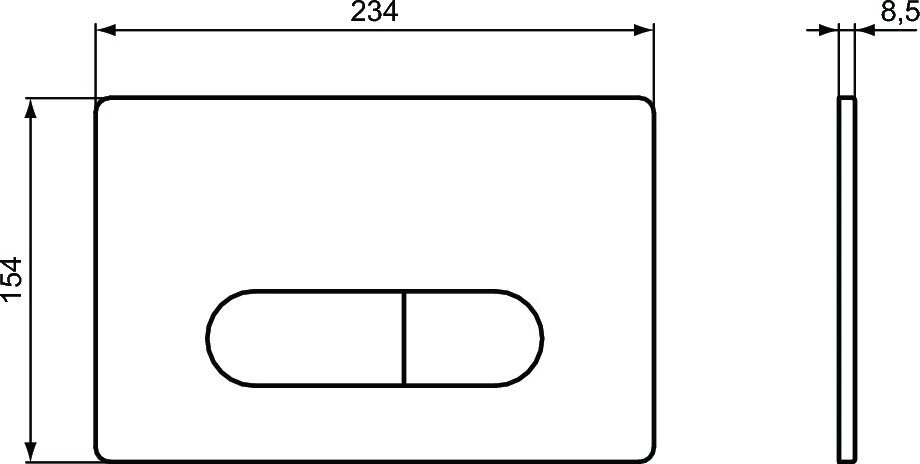 Кнопка смыва Ideal Standard Oleas R0115AC