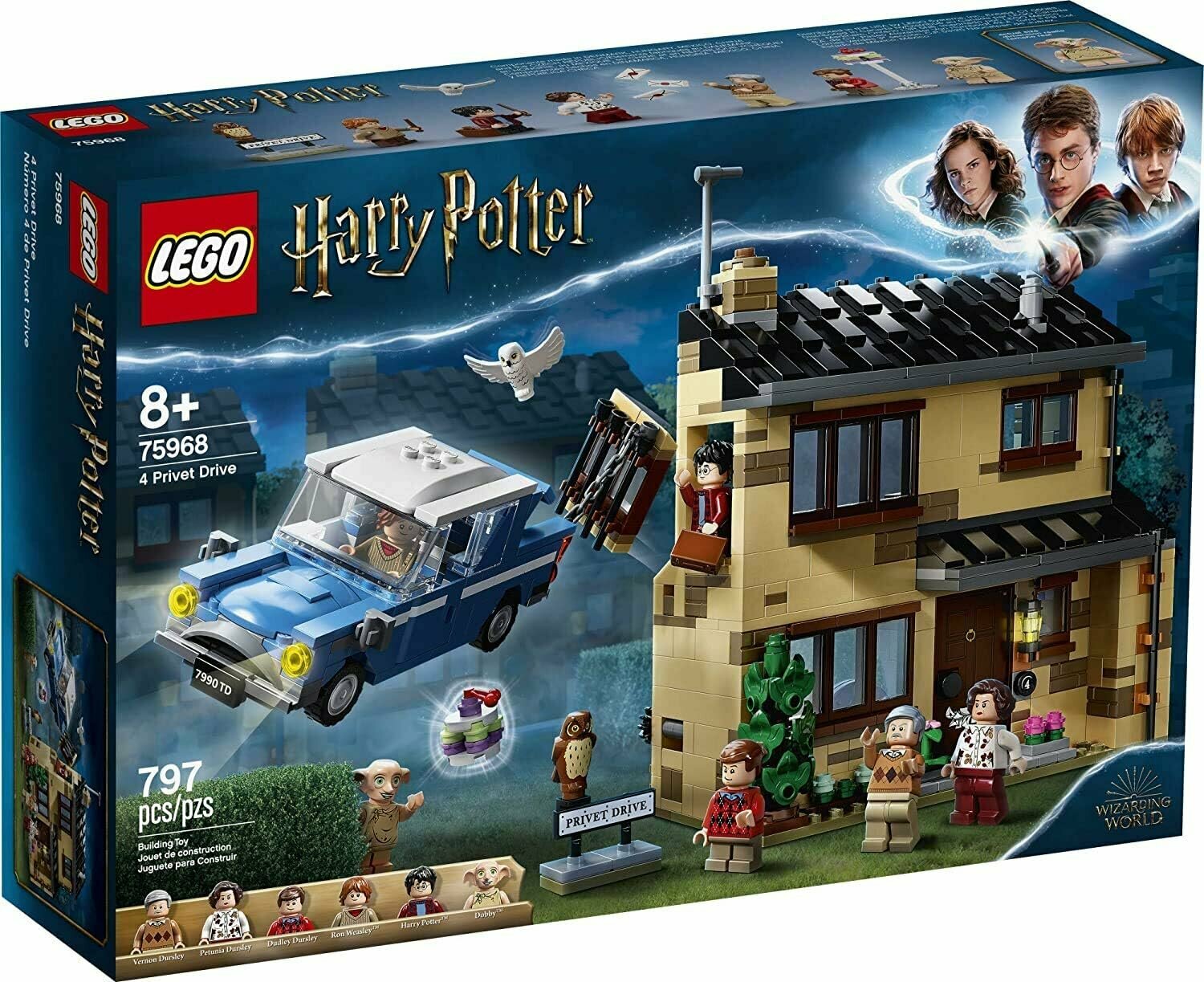 Конструктор LEGO Harry Potter 75968 Тисовая улица, дом 4, 797 дет.