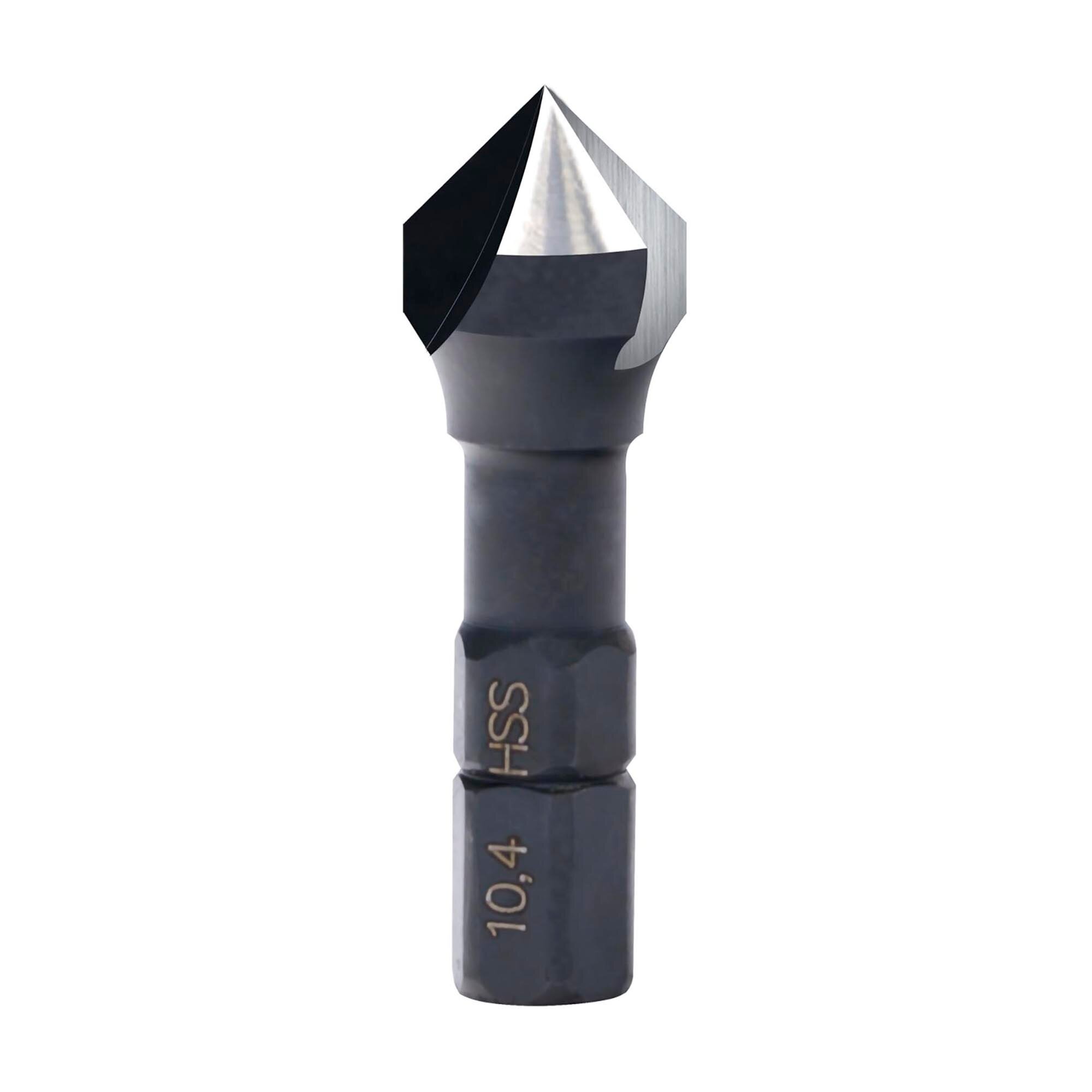 Зенковка-бита по металлу Bucovice 90° 10,4мм HSS 3z L34мм d1/4 744104