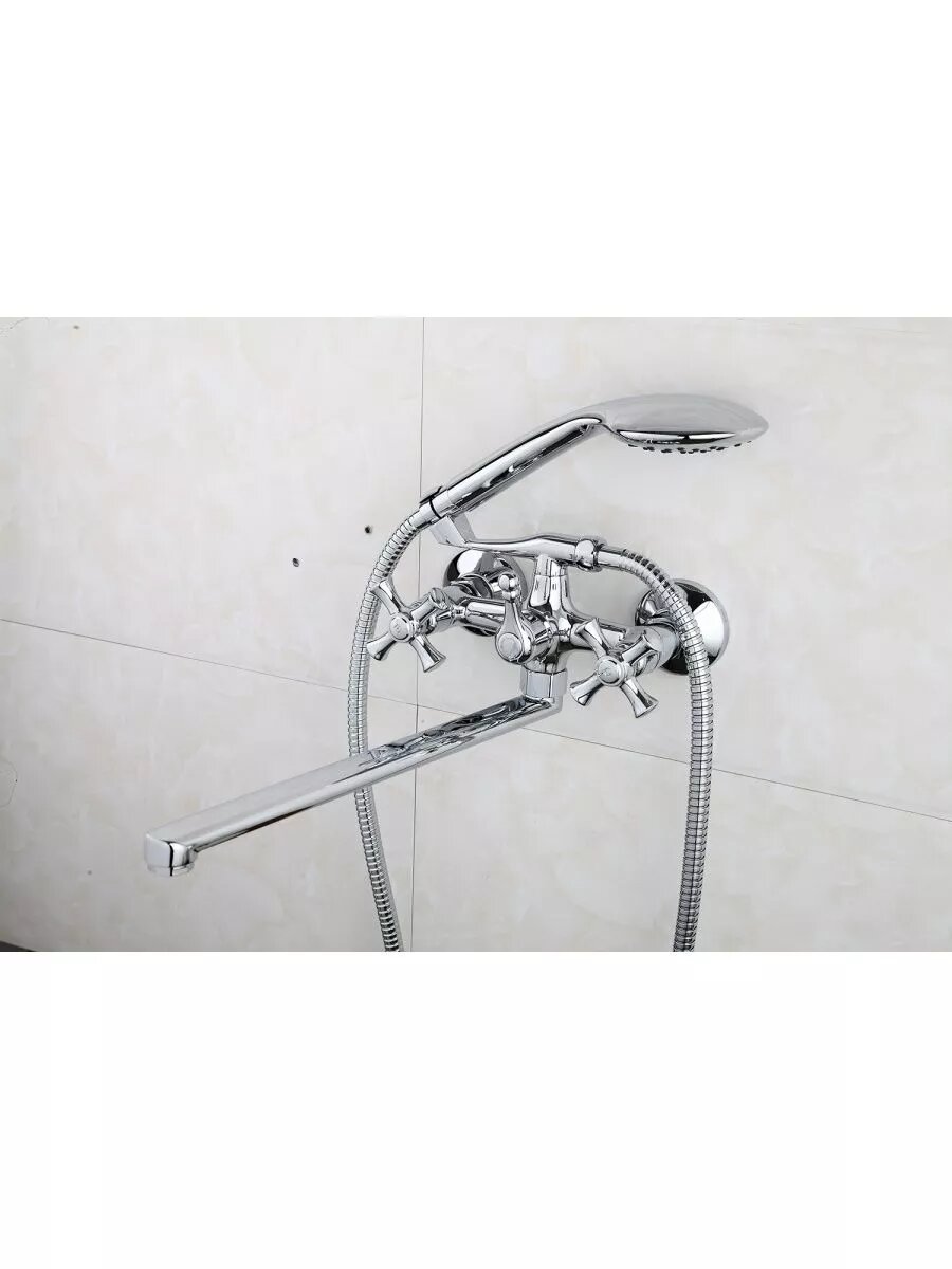 Смеситель для ванны поворотный излив Gappo G2242, латунь в цвете хром