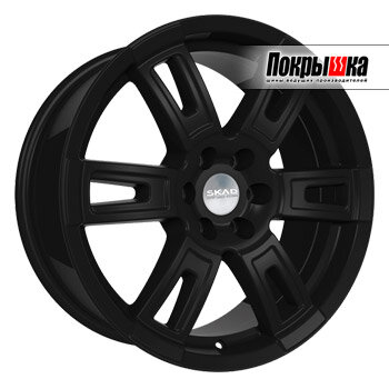 Диски литые SKAD Тор 8.0х18/6х139.7 D106.2 ET25.0, Черный матовый