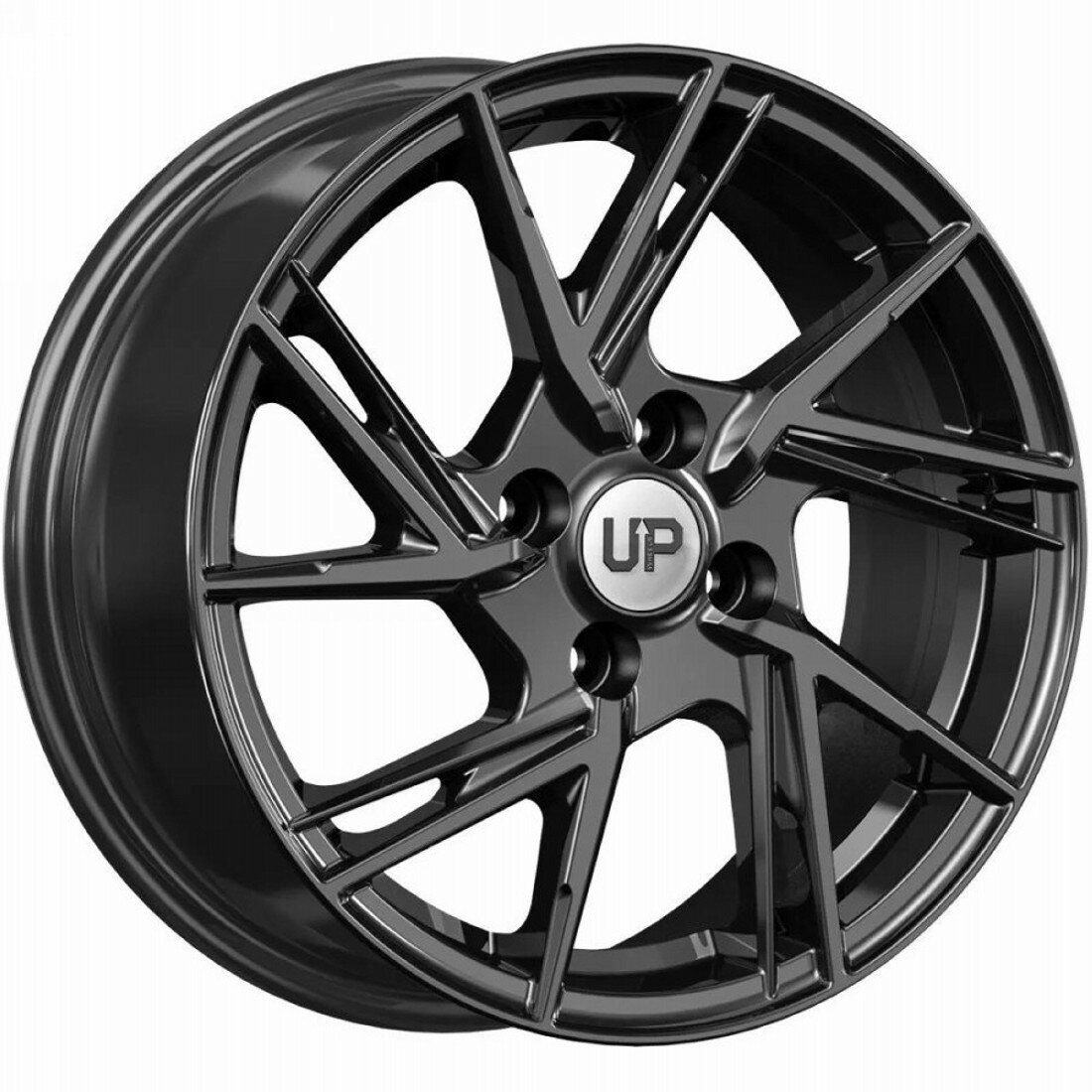 Колесный диск Wheels UP Up115 6,5x15 4x100 ET45 60,1 New Black литой для автомобиля