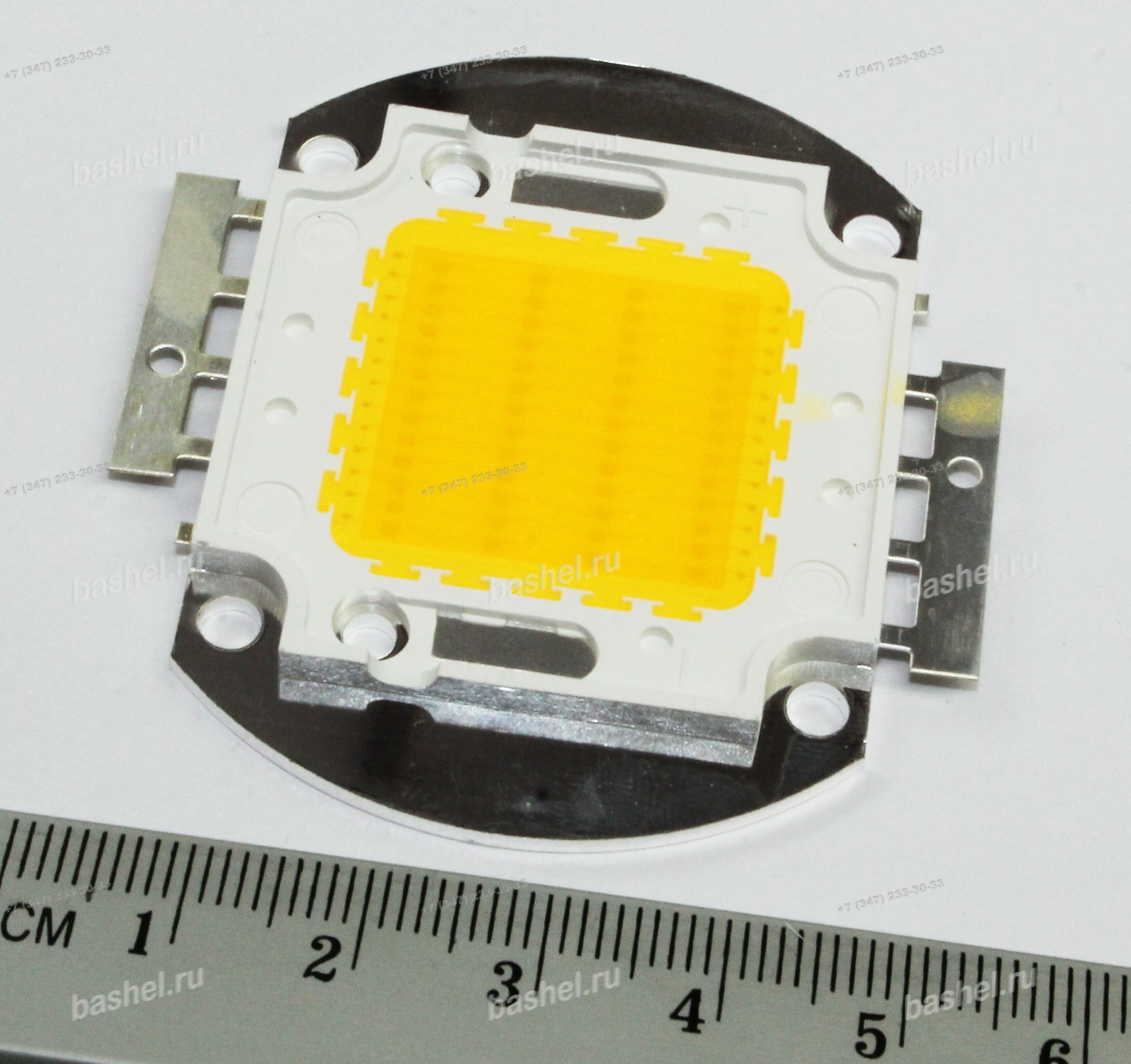 COB-50W 3900Lm, 3000k, 4200mA, 11-13V PV050WW-12 Warm (для прожекторов), Мощный светодиод