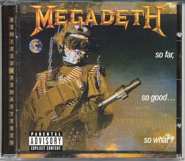 Фирменное издание Megadeth - So Far, So Good. So What! CD