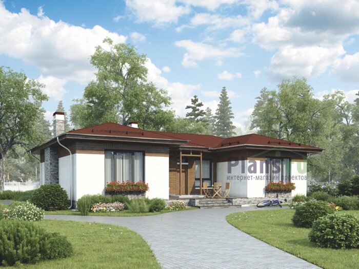 Проект дома Plans-56-24 (129 кв. м, газобетон)