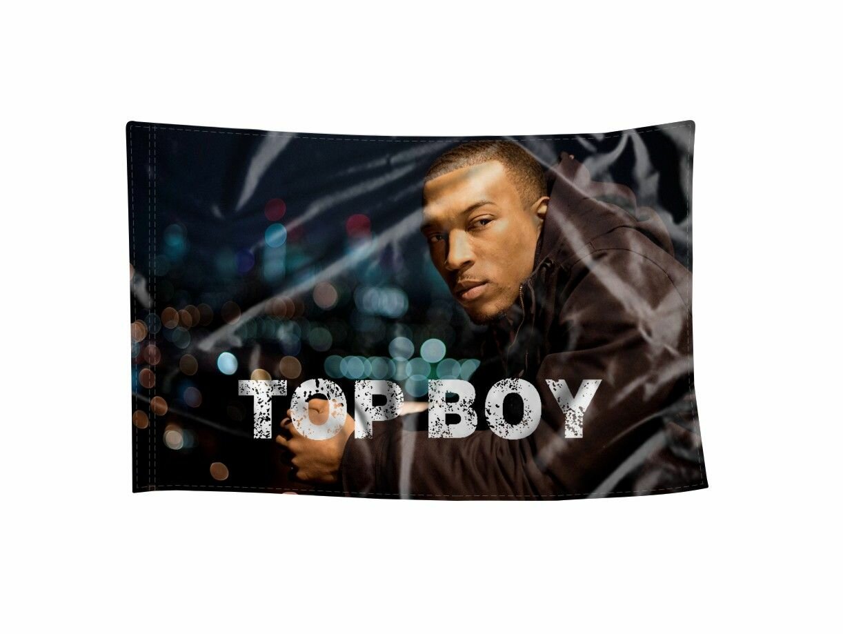 Флаг Mewni-Shop большой "Главарь, Top Boy" - 0008