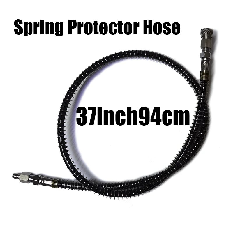 BAZUKA шланг зарядный для пейнтбола Microbore Remote Fill Whip Hose Extension Spring Cover 37inch